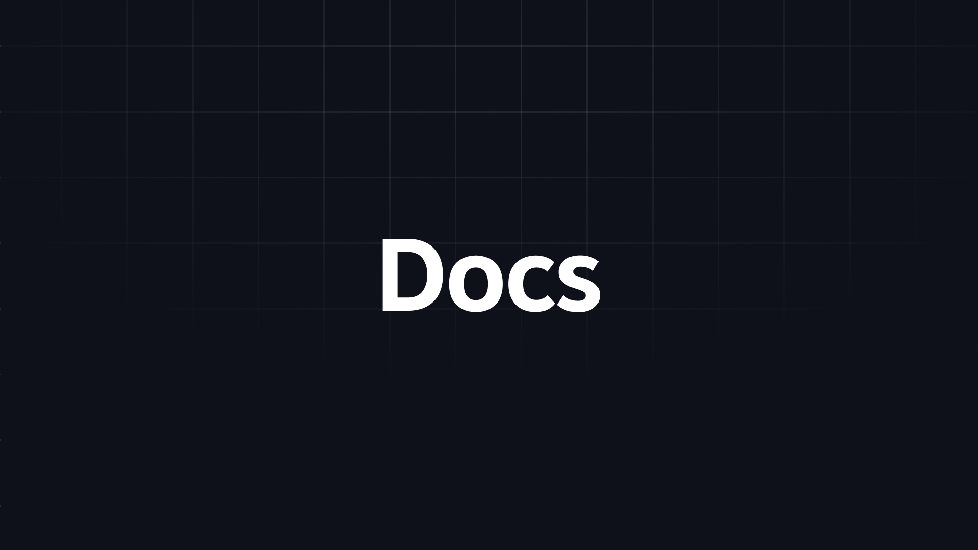 Atlas Docs | Quickstart guide