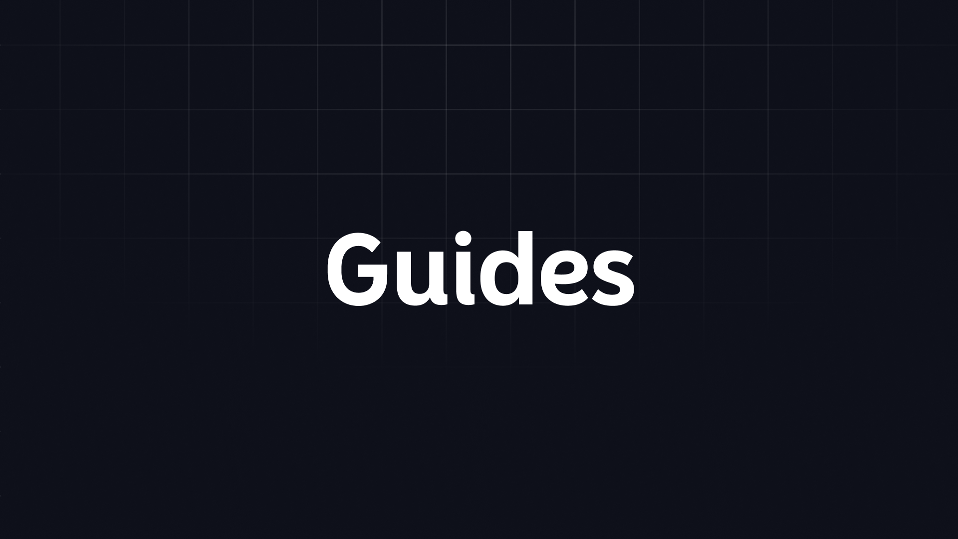 Atlas Guides - Learn how to use Atlas